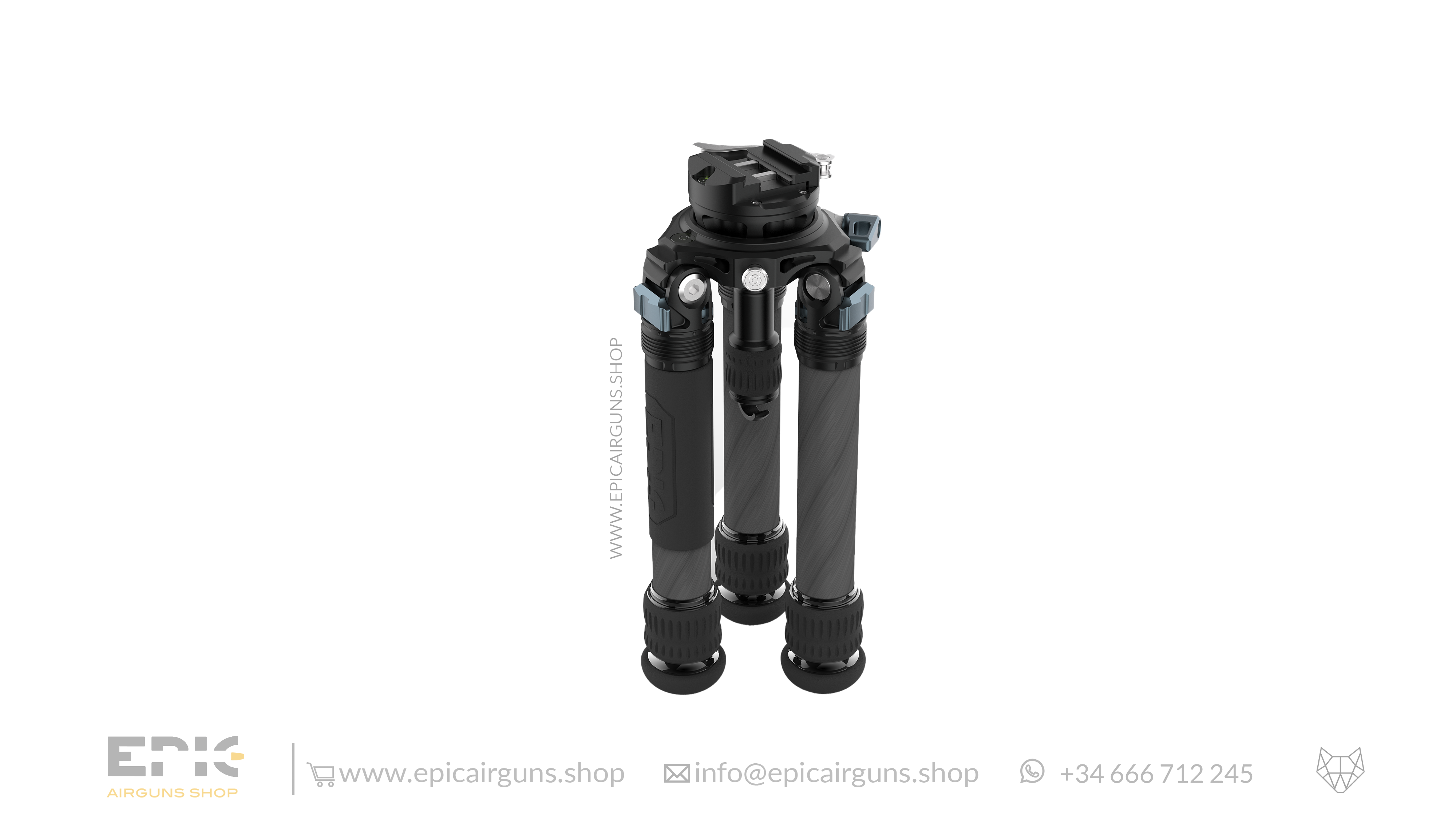 Epic Airguns Carbon Fiber Tripod – Short 362C – WG SKOUT SHOP