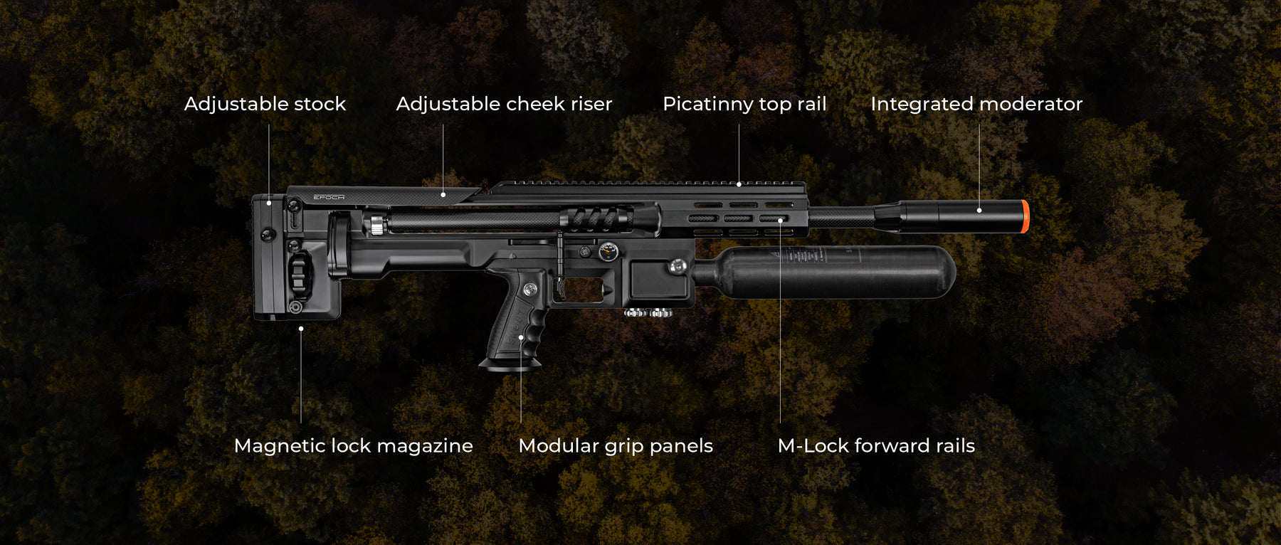 At SKOUTairguns.shop we supply the versatile and top performing EPOCH