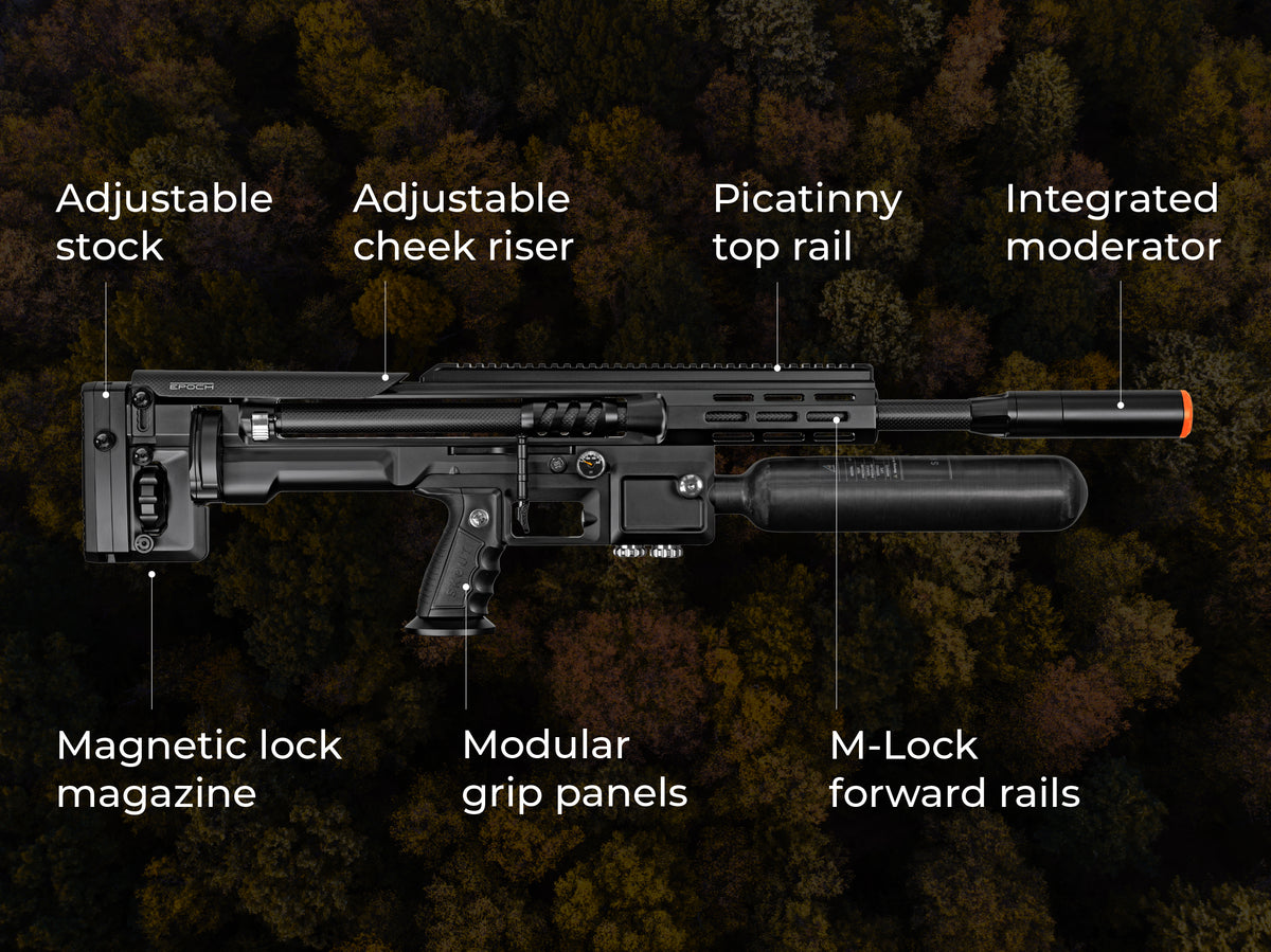At SKOUTairguns.shop we supply the versatile and top performing EPOCH